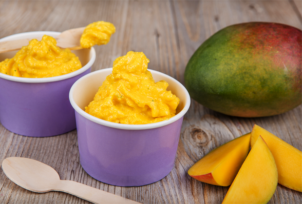 The Best Water Ice Machine on the Market Making Mango Water Ice