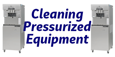 Cleaning A Pressurized Ice Cream Machine